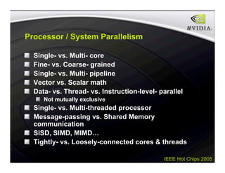 Multiple Cores, Multiple Pipes, Multiple Threads – Do we have more Parallelism than we can ...