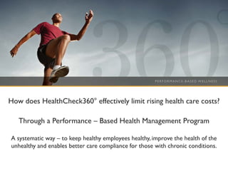 HealthCheck360 A Winning Approach to Wellness | PDF