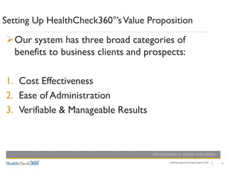 HealthCheck360 A Winning Approach to Wellness | PDF