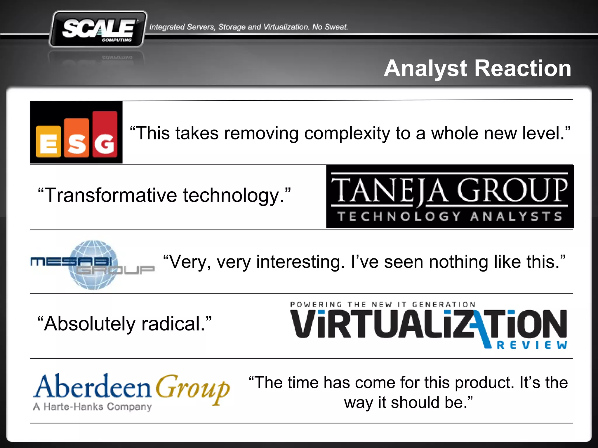 HC3 Scale Computing | PPT