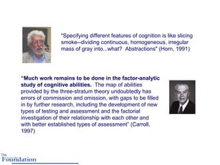 WMF Human Cognitive Abilities Project Overview and Update | PPT