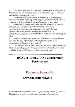 HCA 375 Effective Communication - snaptutorial.com | Health Insurance | Insurance