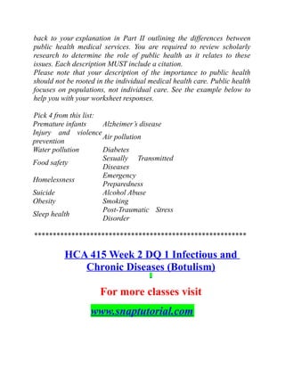 Hca 415 Effective Communication-snaptutorial.com