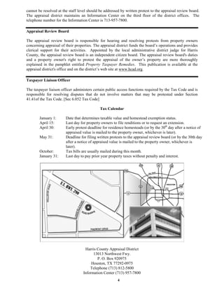 Hcad public accessinfo | PDF