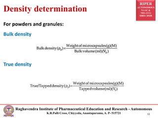 Determination of heavy metals, fineness of powder, density and moisture ...
