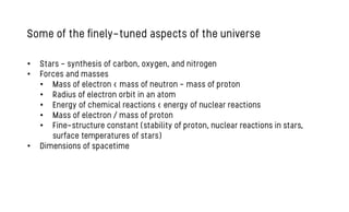 The fine-tuning of the universe for life | PDF
