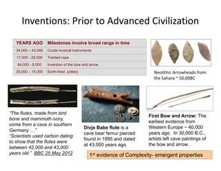 The cultural big bang | PPT