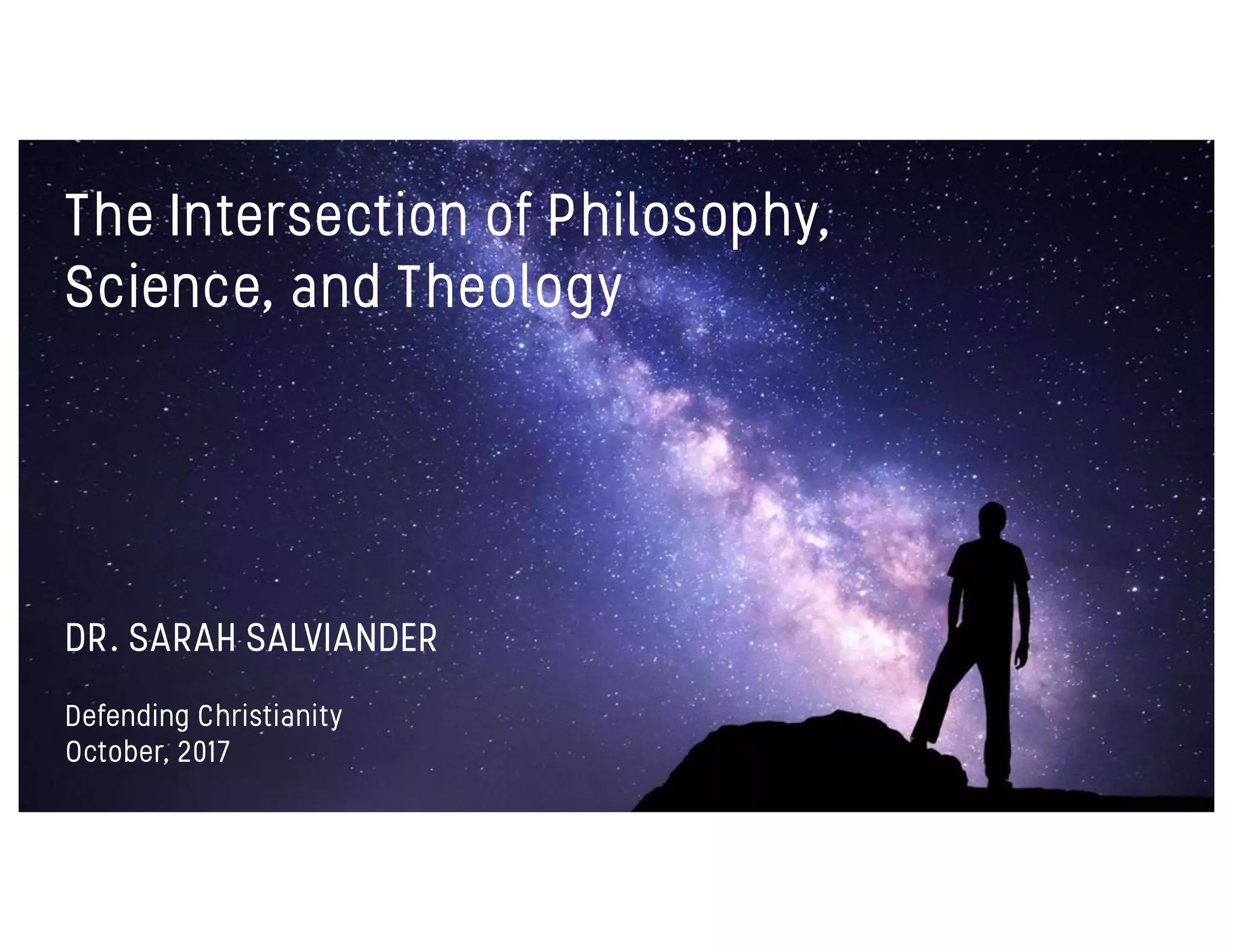 The Intersection of Philosophy, Science, and Theology | PDF