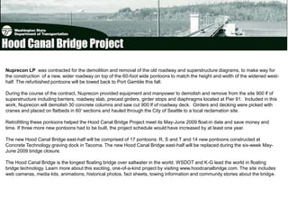 Hood Canal Bridge Demolition | PPTX