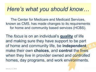 HCBS Final Rule | PPTX