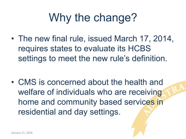 HCBS Final Rule | PPTX