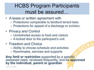 HCBS Final Rule | PPTX