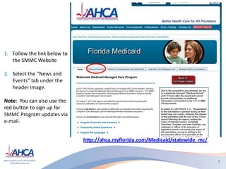 SMMC Long-term Care Provider Webinar: Home-like Environment | PPT