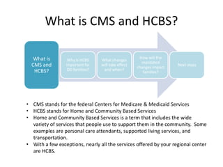 Upcoming changes to Medicaid’s Home and Community Based Services (HCBS ...