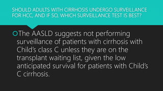 HCC: clinical update AASLD based | PPT