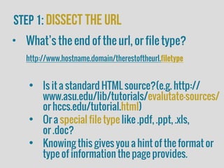 HCC - Evaluating Internet Sources | PDF