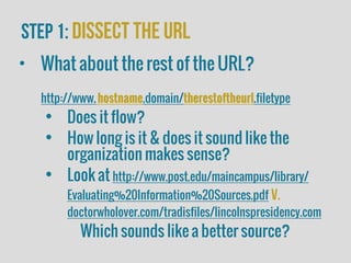 HCC - Evaluating Internet Sources | PDF