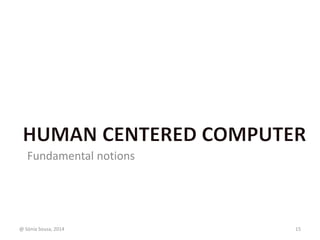 Human Centered Computing (introduction) | PPTX