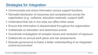 Managing Organizational Risk: The Mighty Triad of Compliance, Internal ...