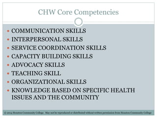 Preparing Learner-Centered Objectives for the Emerging CHW Workforce | PPTX
