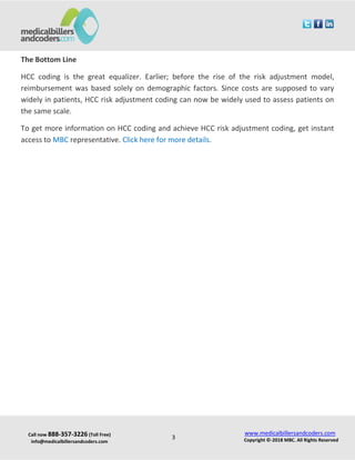 HCC Coding Services: Achieve Accurate HCC Risk Adjustment Coding | PDF