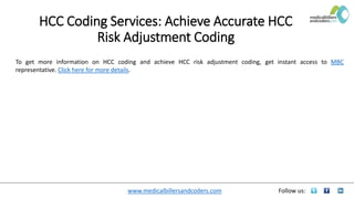 HCC Coding Services: Achieve Accurate HCC Risk Adjustment Coding | PPTX | Blood Disorders ...