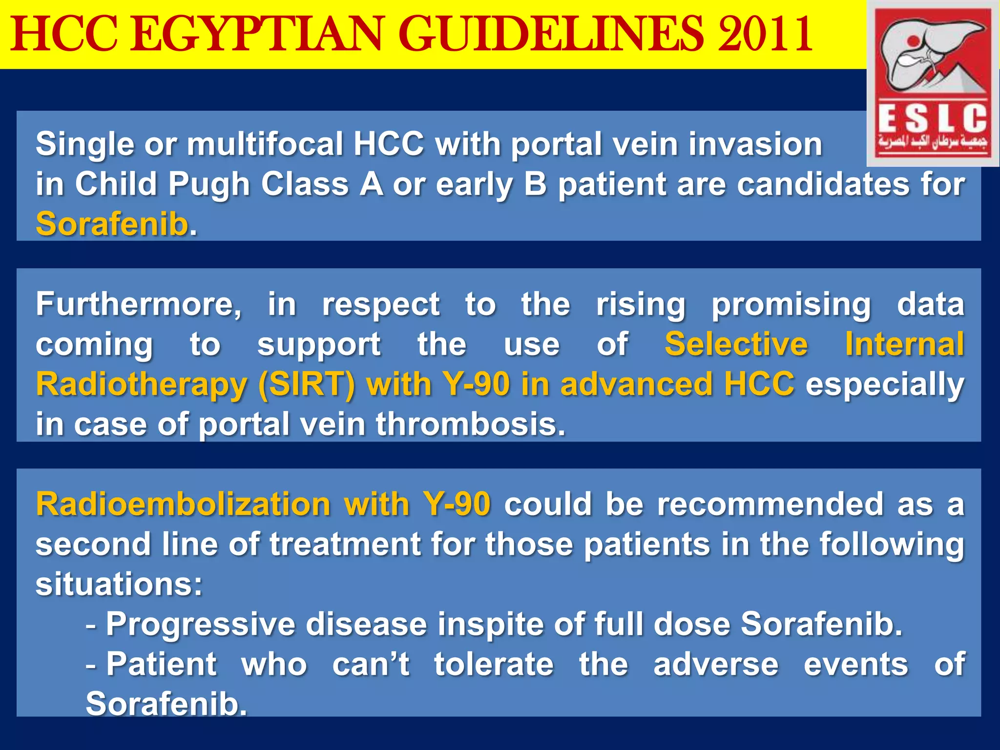Hcc egyptian guidelines overview Prof ezz elarab | PPT