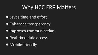 HCC ERP Login One Platform For All- .pptx