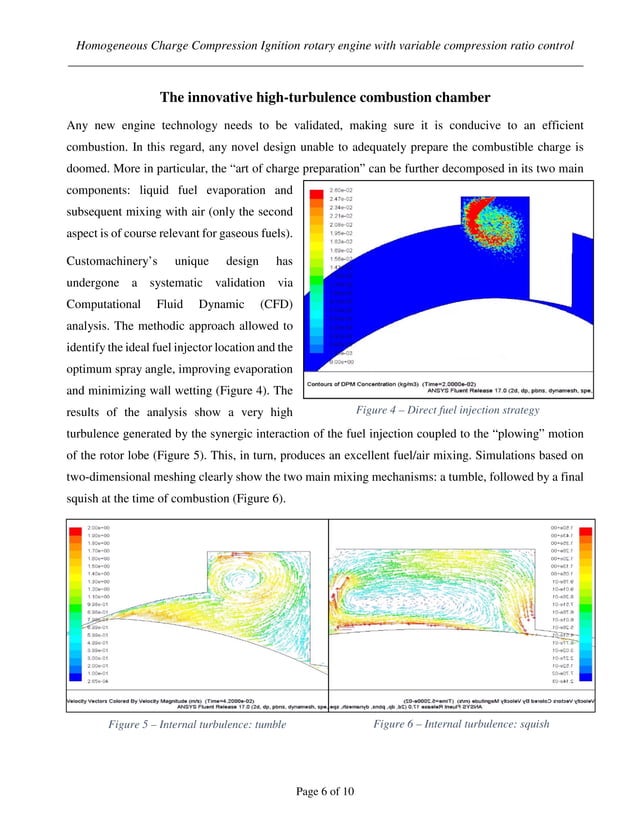 HCCI-VCR Rotary Engine Technical Paper | PDF