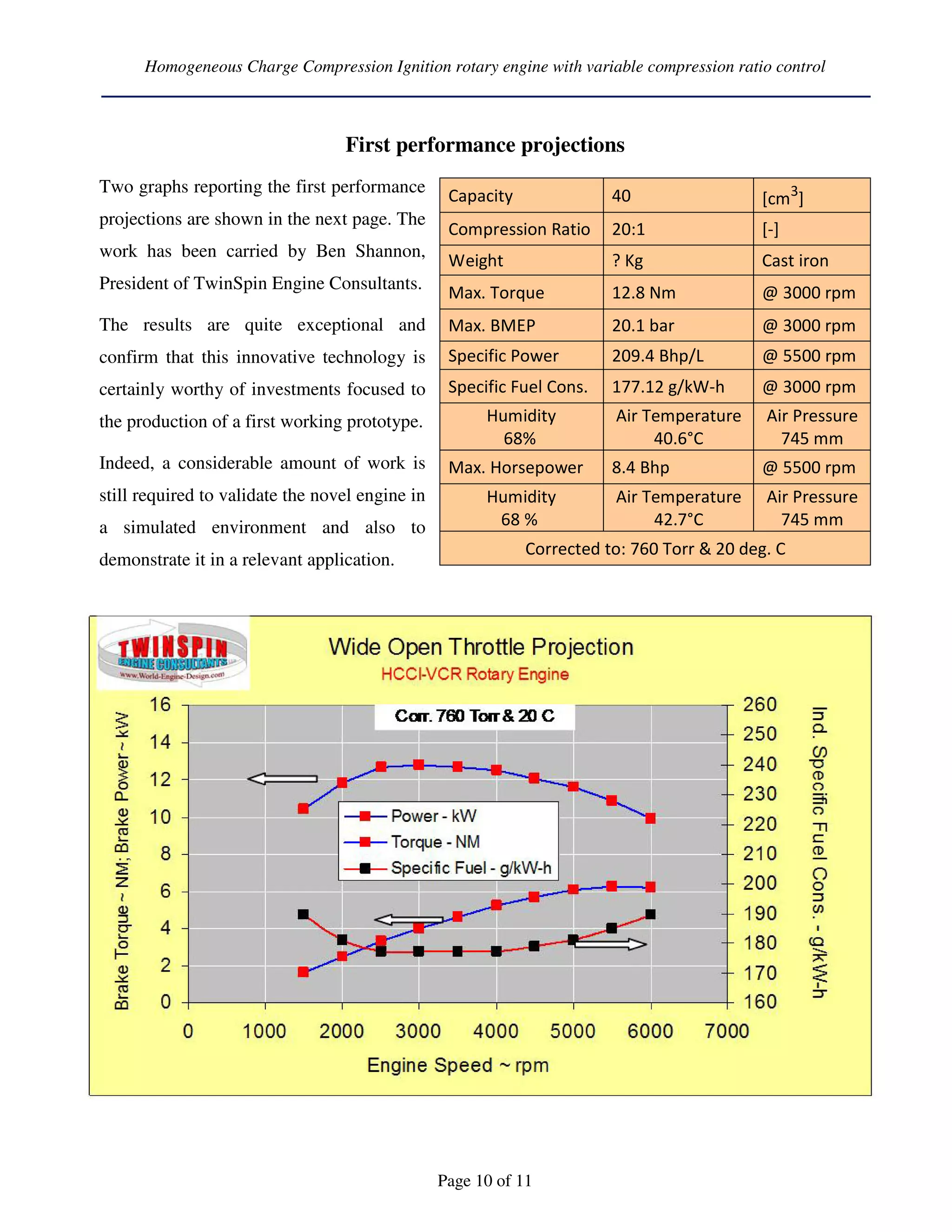 HCCI-VCR Rotary Engine Technical Paper | PDF