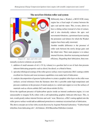 HCCI-VCR Rotary Engine Technical Paper | PDF