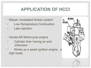 HCCI engine | PPTX