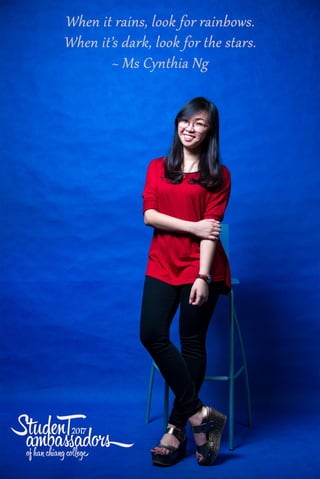 Student Ambassadors of Han Chiang College 2016 | PDF