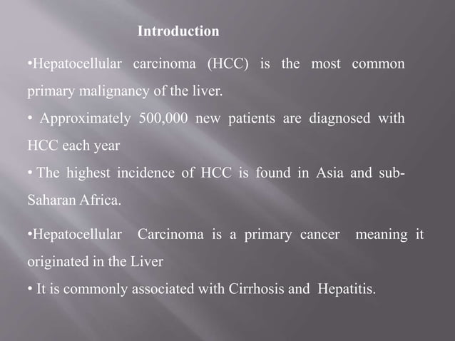 Hepatocellular carcinoma | PPT