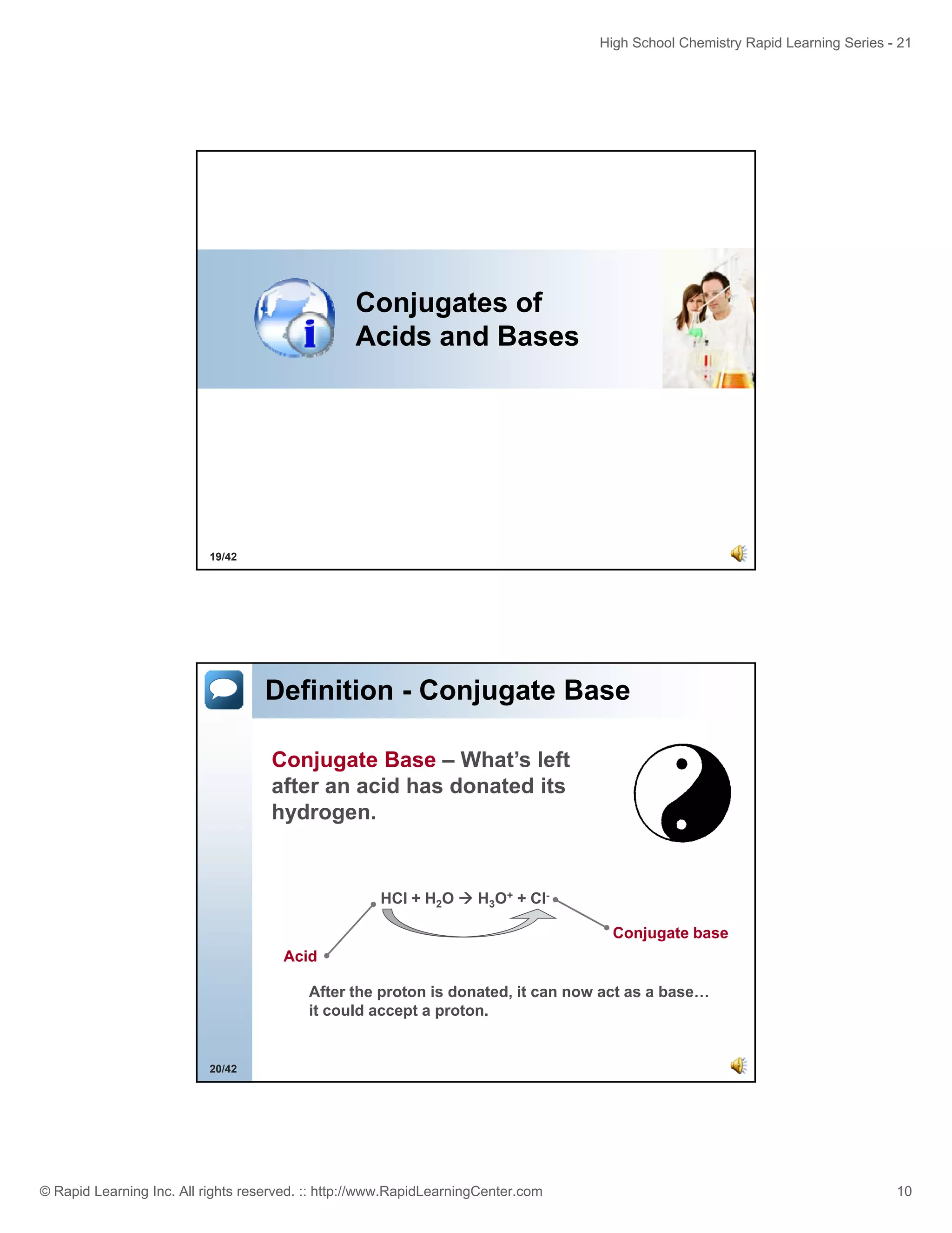 Acids & Bases slides | PDF