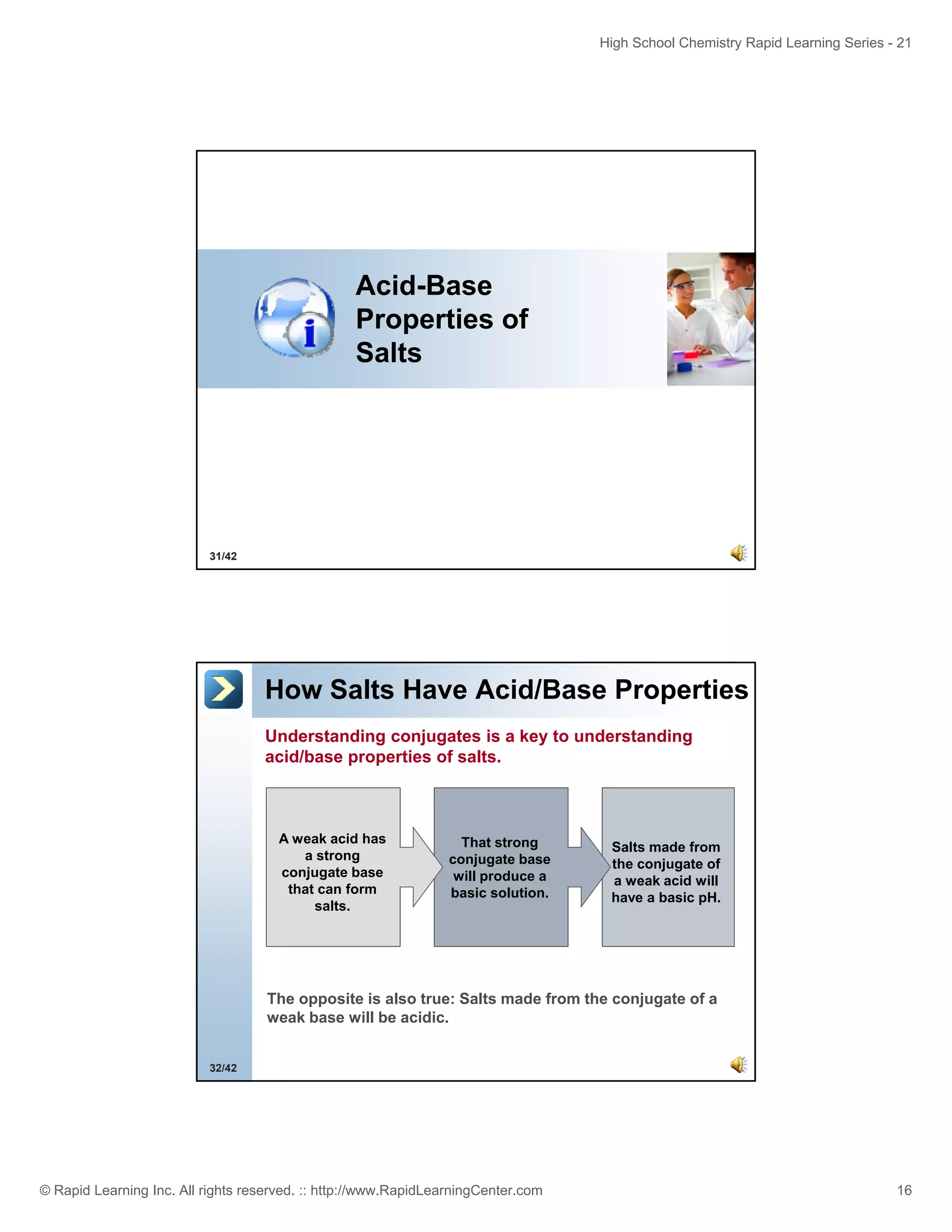 Acids & Bases slides | PDF