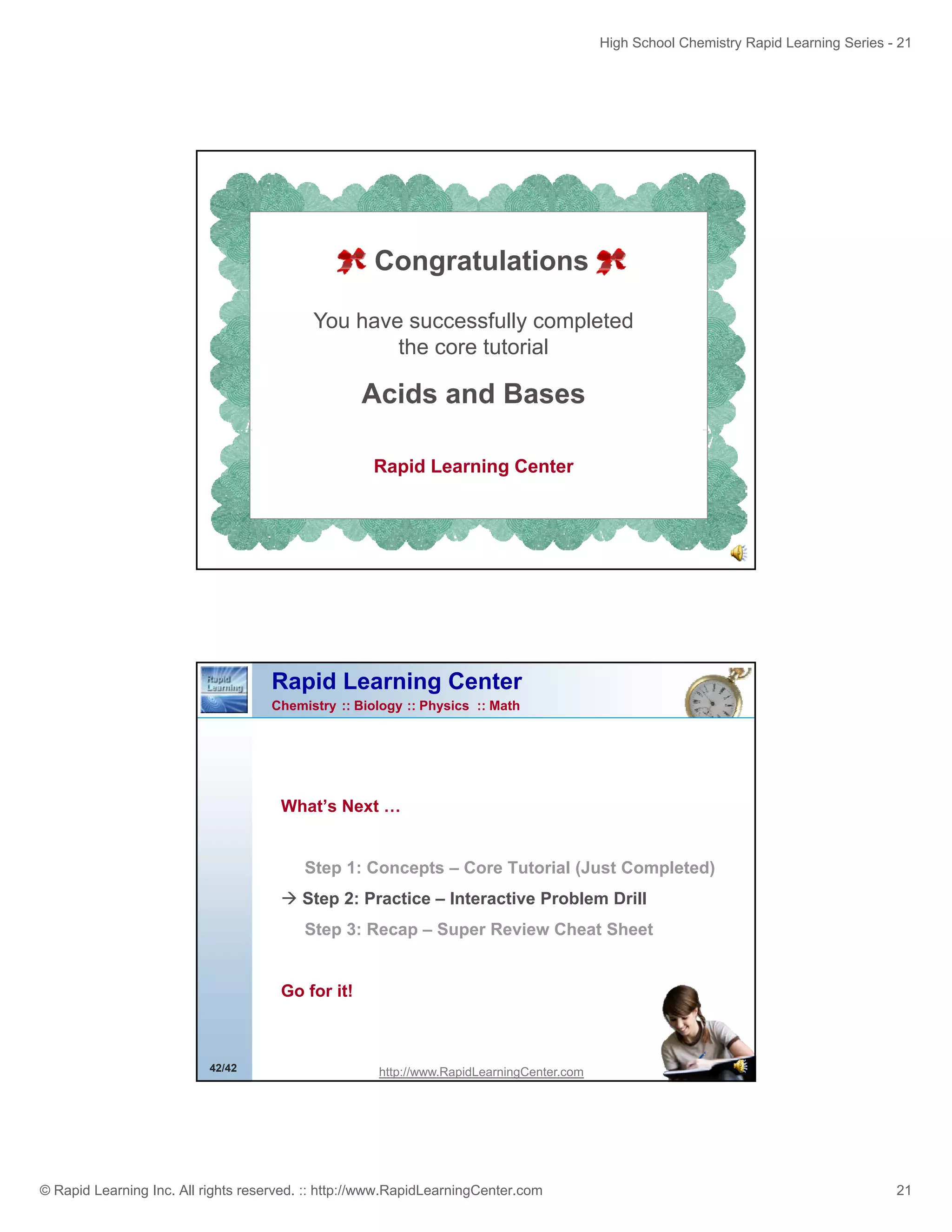 Acids & Bases slides | PDF
