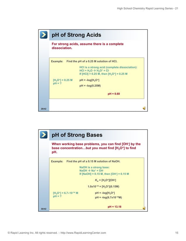 Acids & Bases slides | PDF