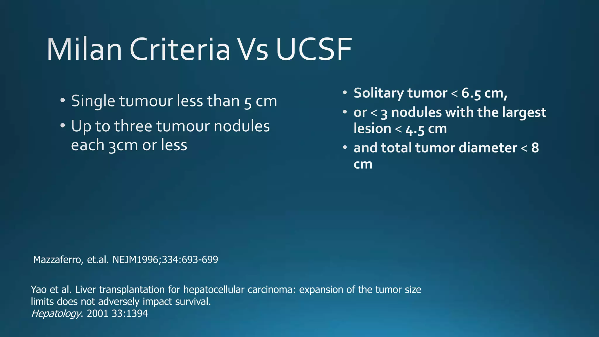 Basics of Hepatocellular cancer management for surgeons | PPTX ...