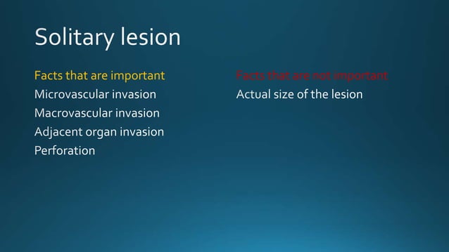 Basics of Hepatocellular cancer management for surgeons | PPT