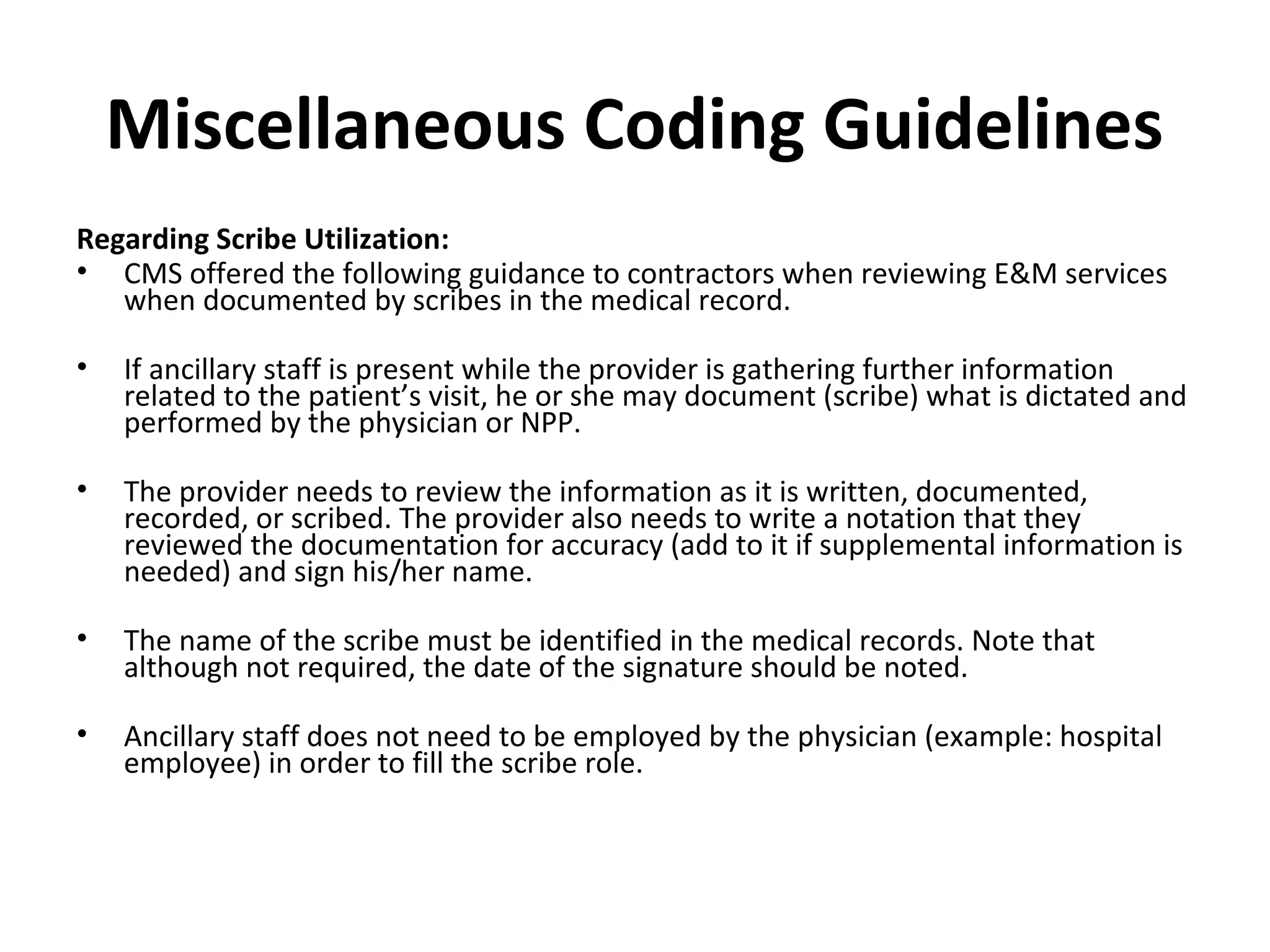 HCC CODING training manual | PPT