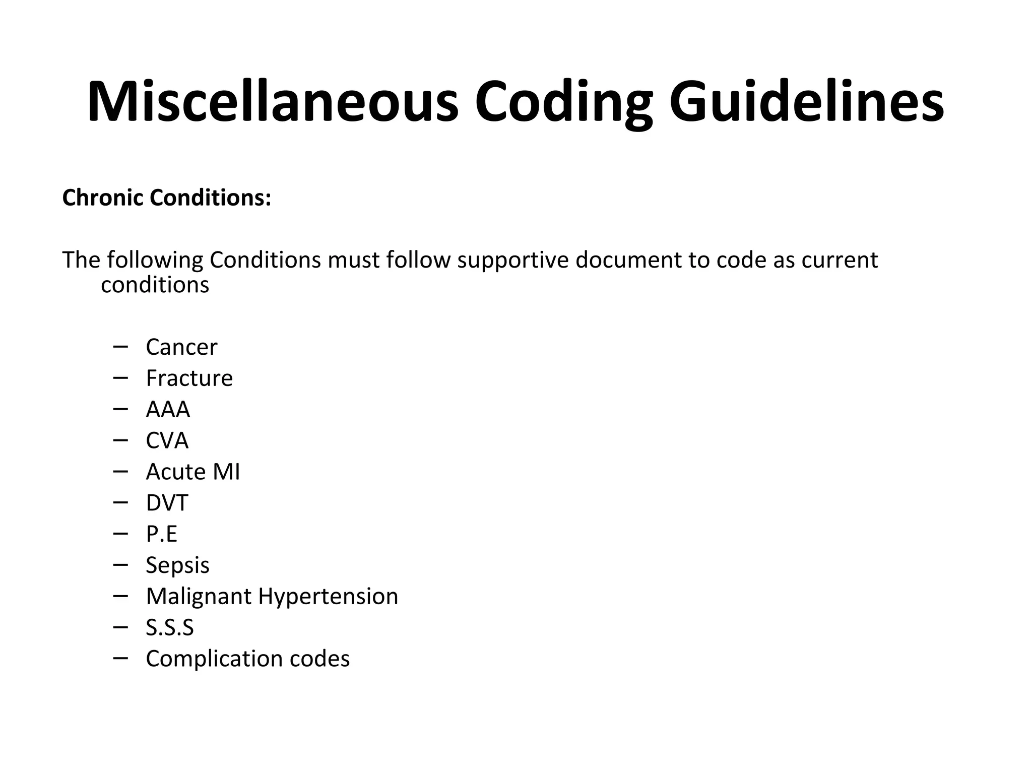 HCC CODING training manual | PPT