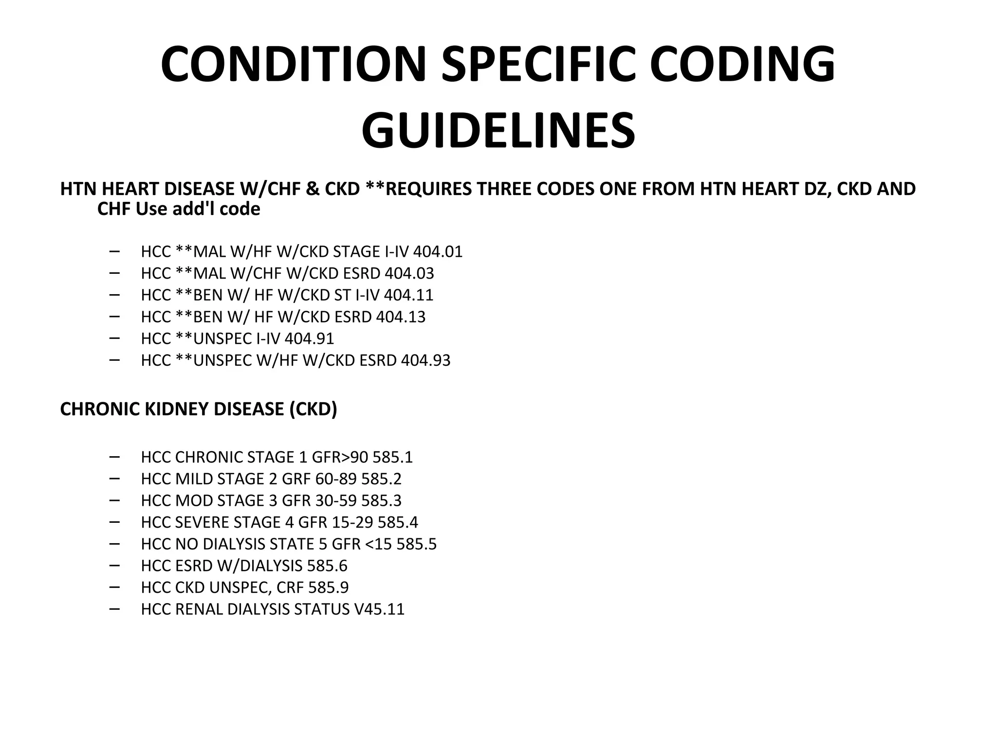 HCC CODING training manual | PPT