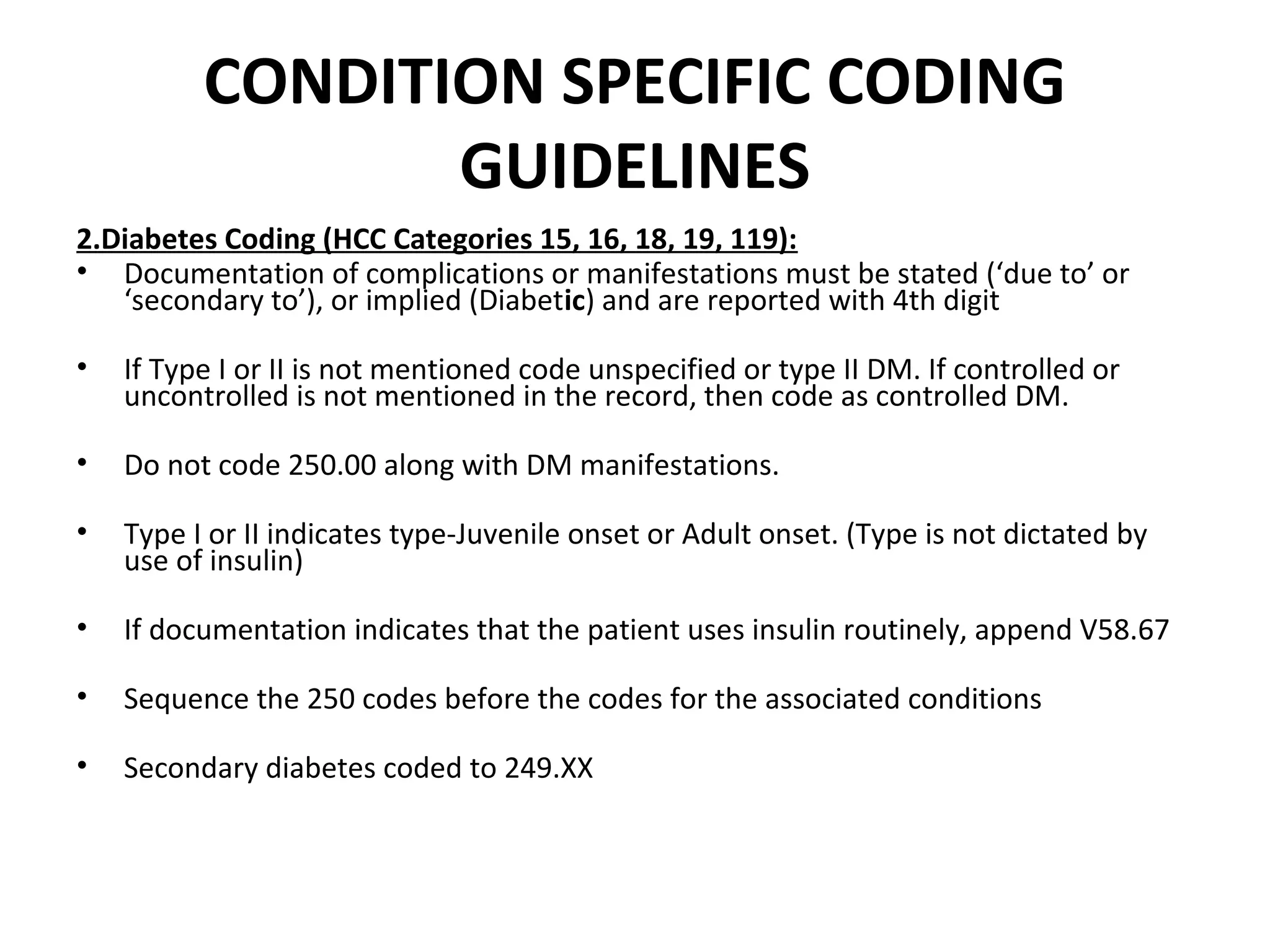 HCC CODING training manual | PPT