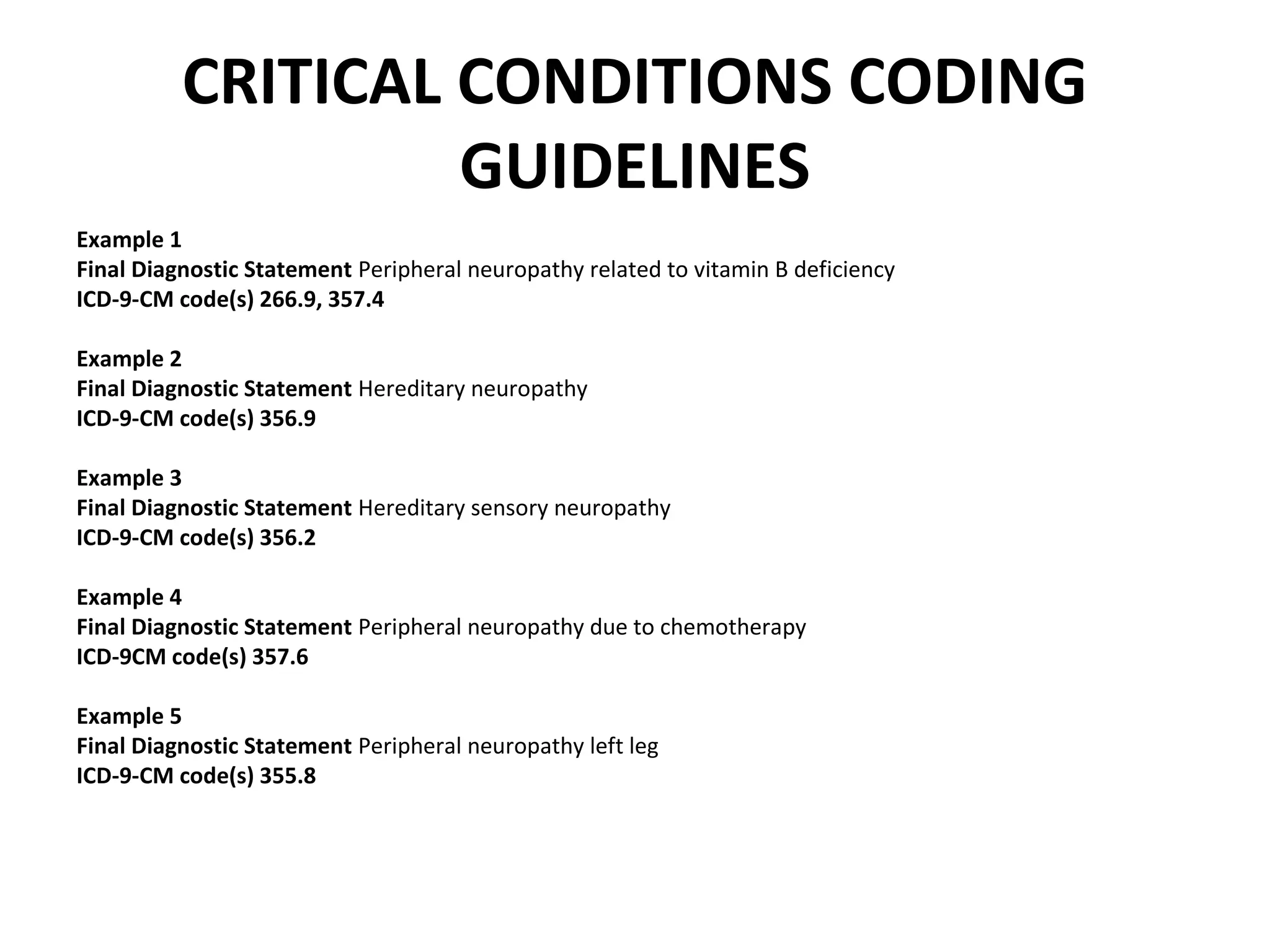 HCC CODING training manual | PPT