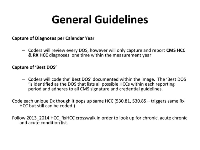 HCC CODING training manual | PPT | Health Insurance | Insurance