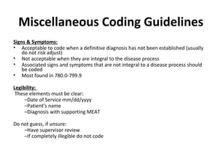 HCC CODING training manual | PPT