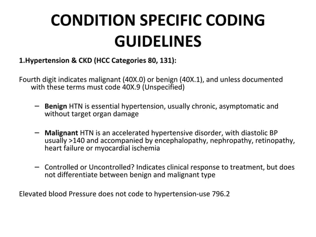 HCC CODING training manual | PPT | Health Insurance | Insurance