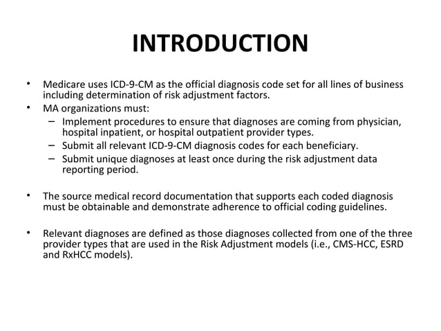 HCC CODING training manual | PPT | Health Insurance | Insurance