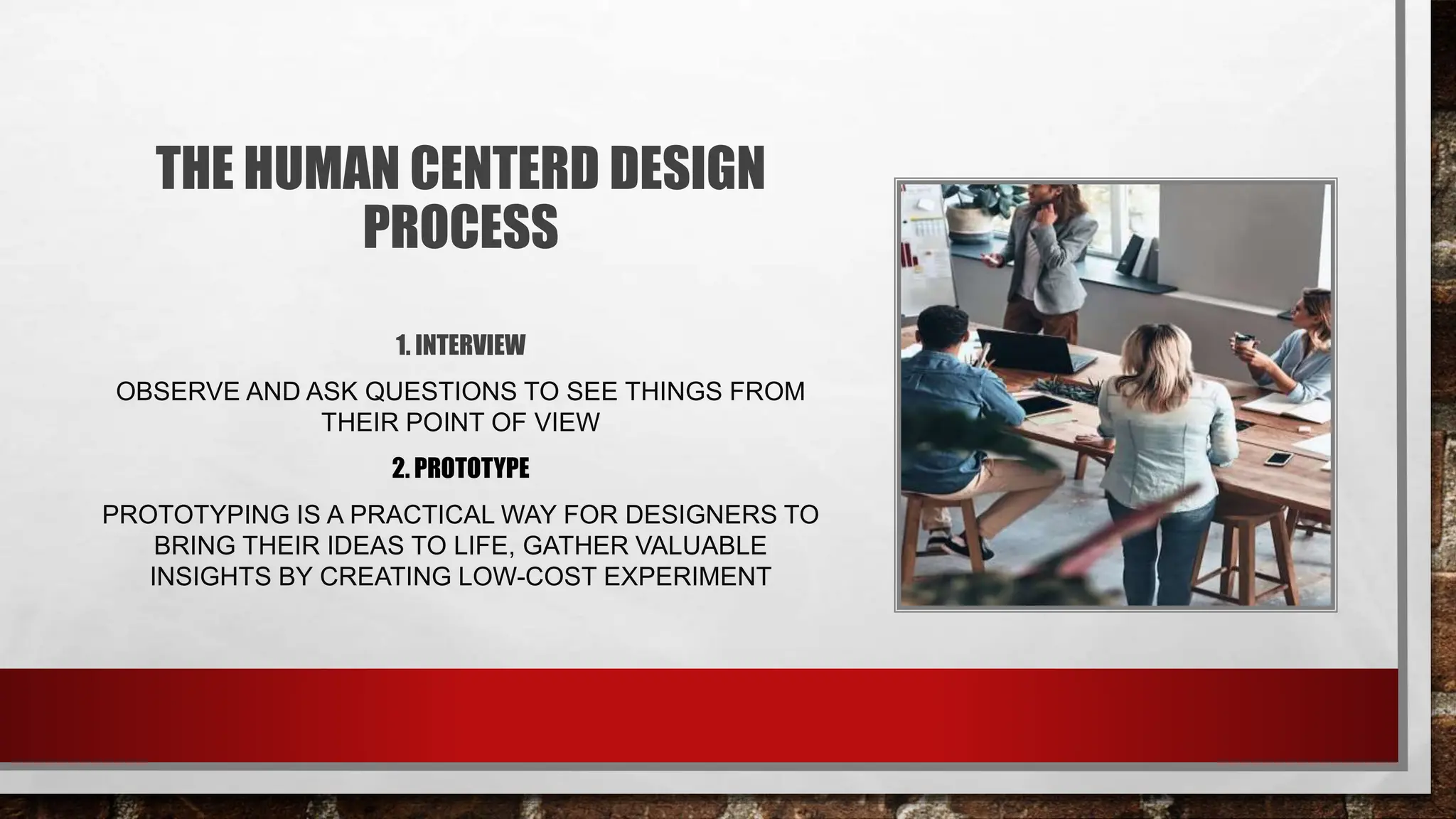 Human-centered design (HCD, also human-centred design, as used in ISO ...